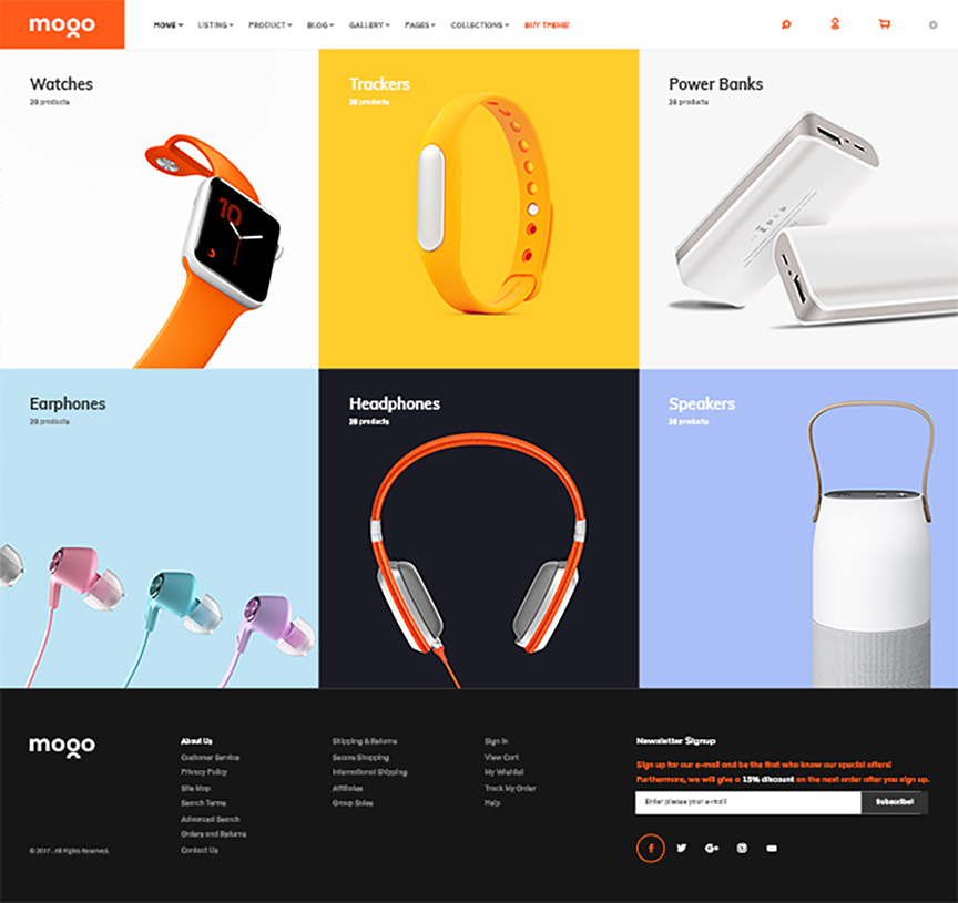 Mogo Landing Page